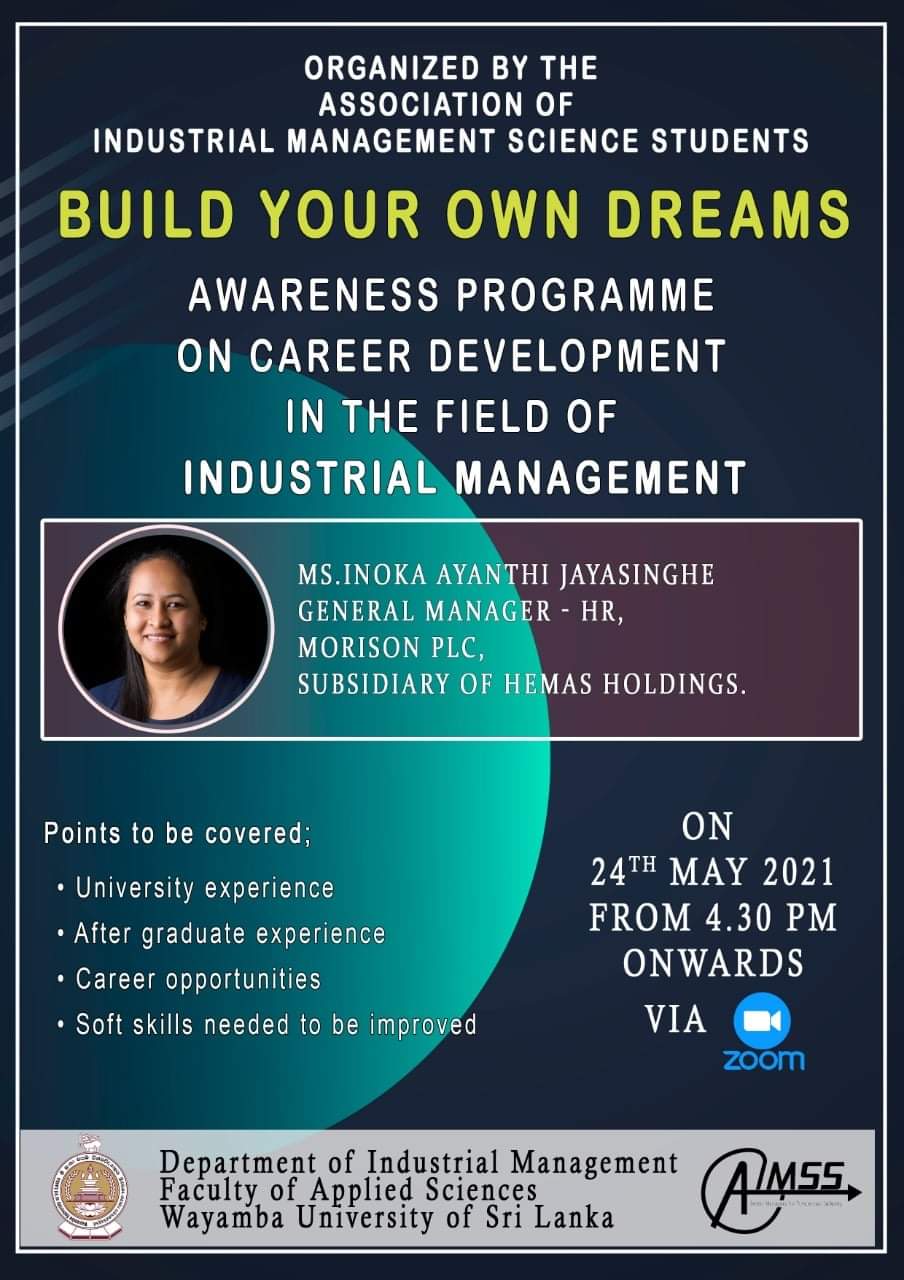 Webinar on Career Development – Faculty of Applied Sciences