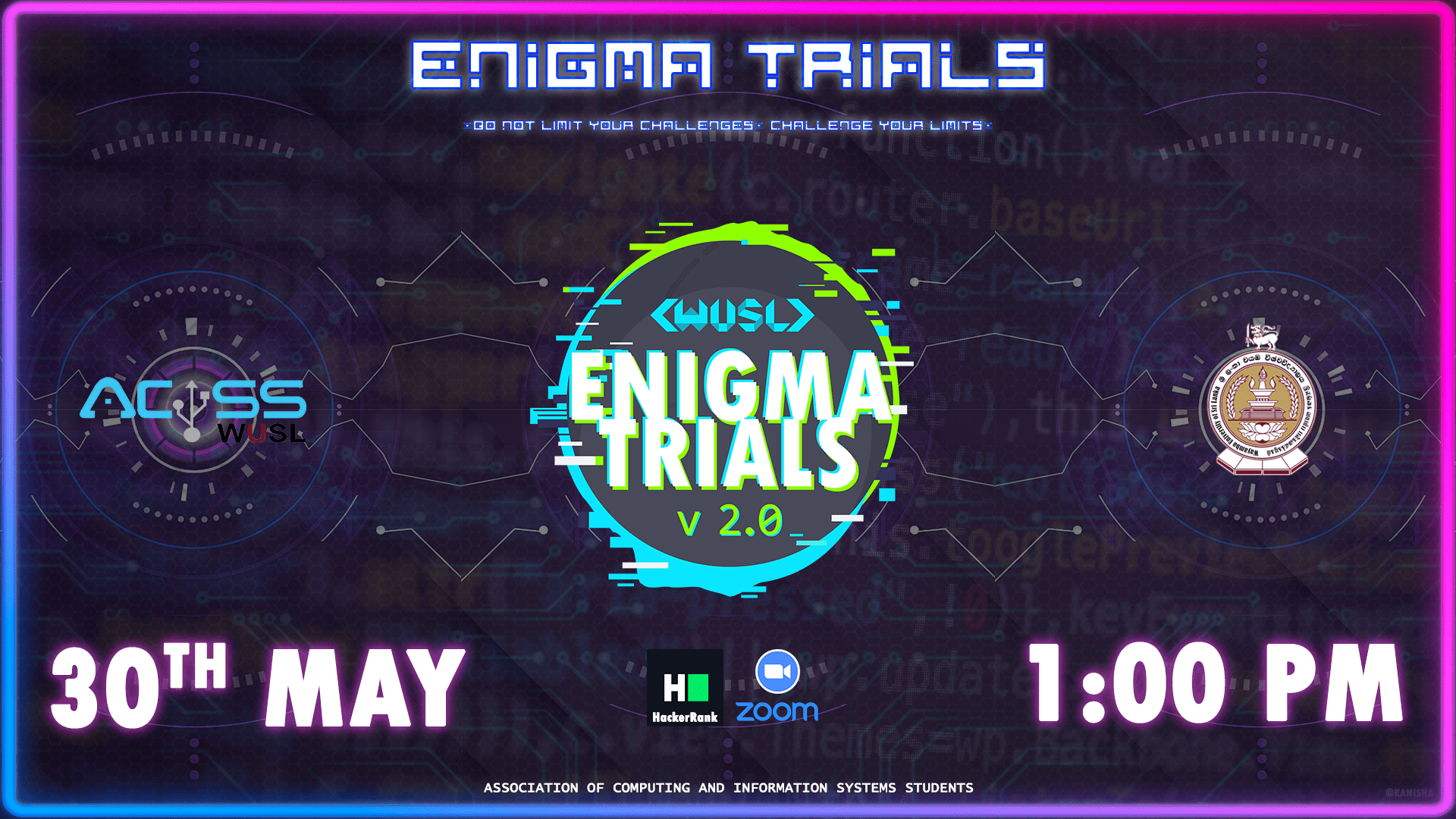 WUSL> ENIGMA TRIALS V2.0 coding competition 2021(ACISS) – Faculty of ...