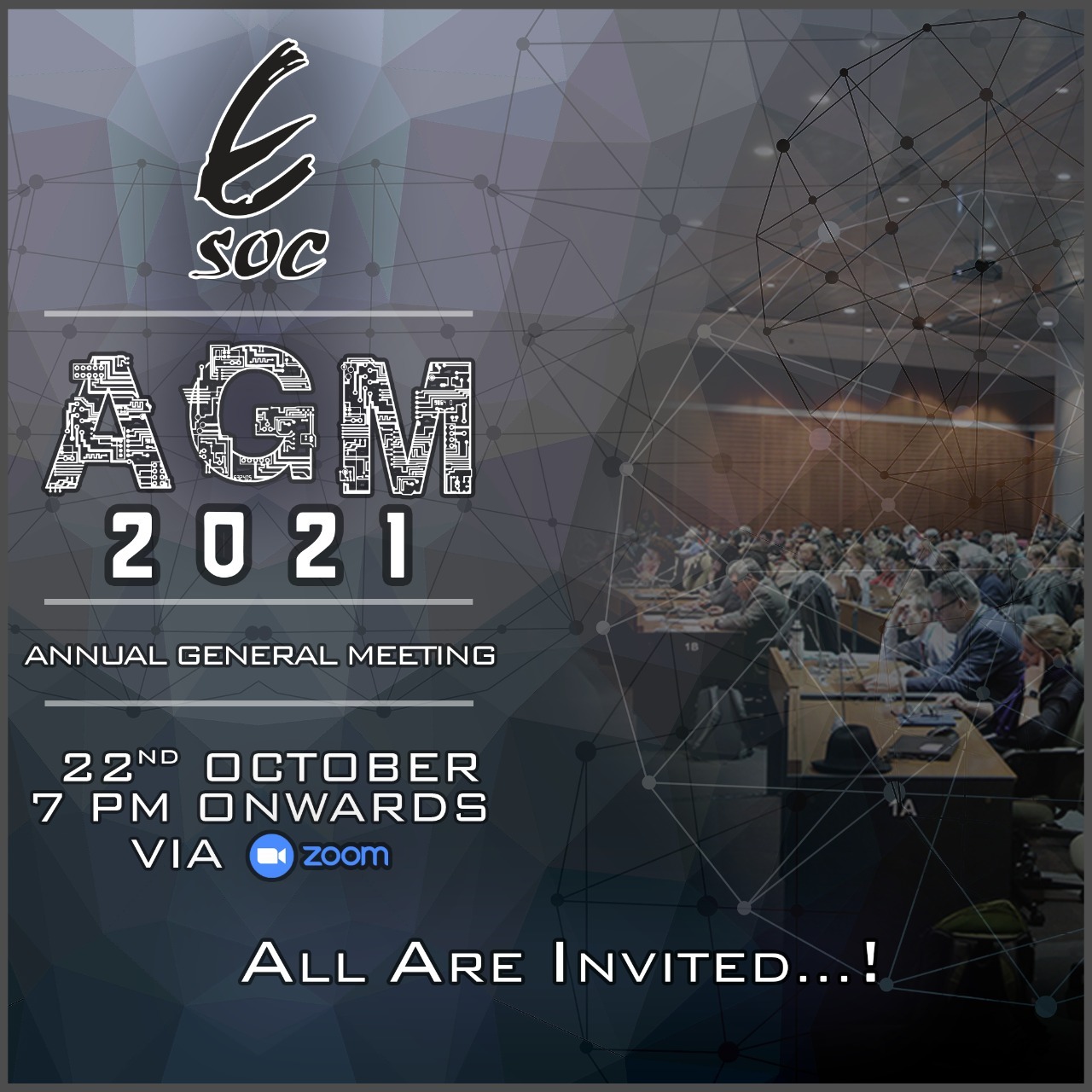 The Annual General Meeting of Electronics Society; Dep. of Electronics ...
