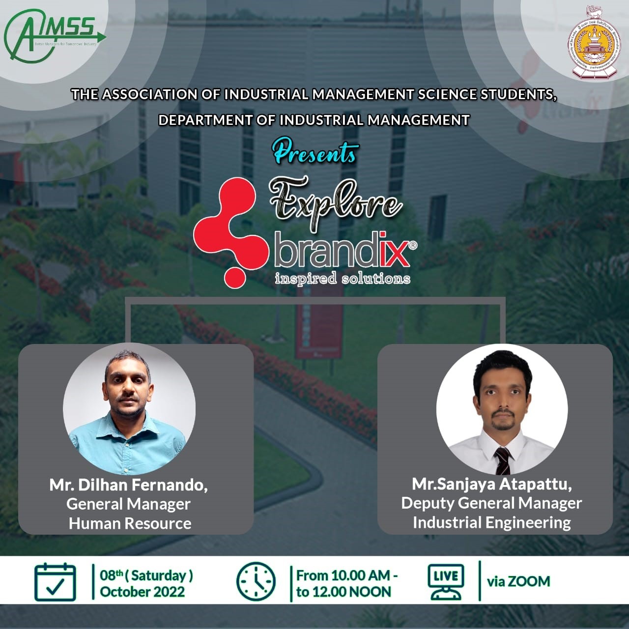 Association of Industrial Management Science Students (AIMSS) presents ...