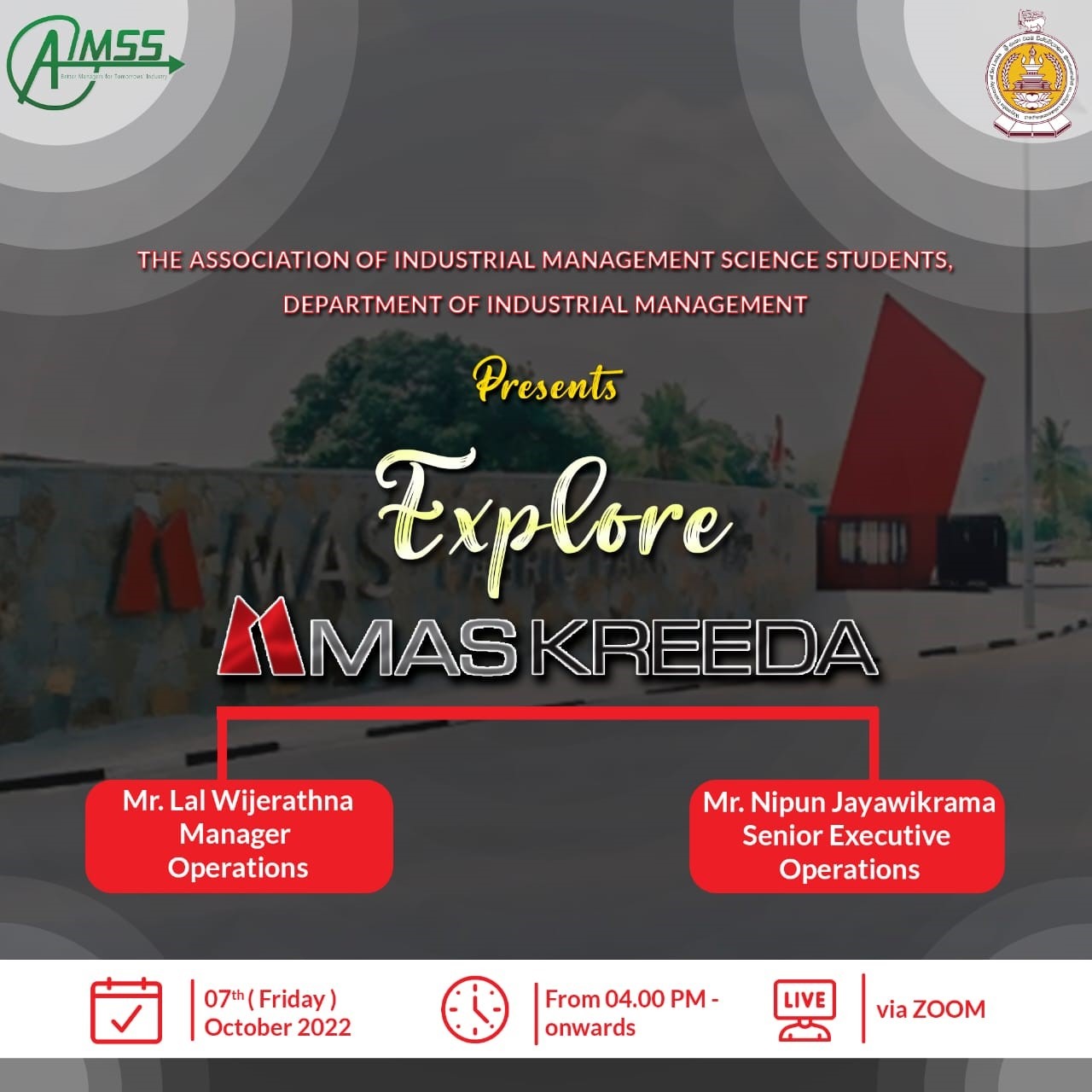 AIMSS - Faculty of Applied Sciences