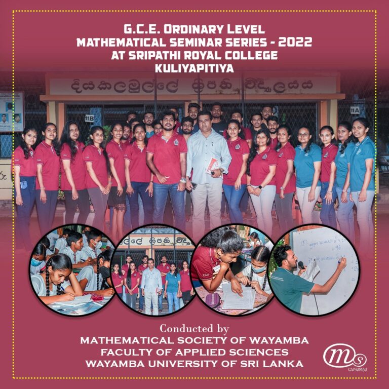 MATH – Faculty of Applied Sciences